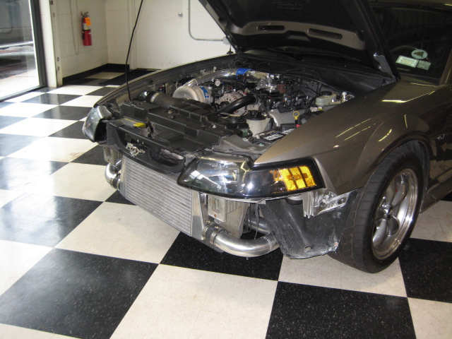 Treadstone Intercooler installed, converted to Blow-Thru MAF and Kenne ...